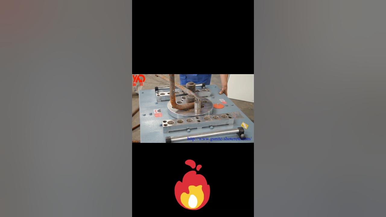 GW40_GW50 Rebar Bender_Steel Bar Bending Machine - YouTube