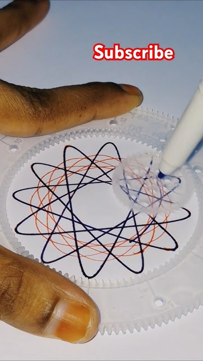 Playing with spirograph #ytshorts - YouTube
