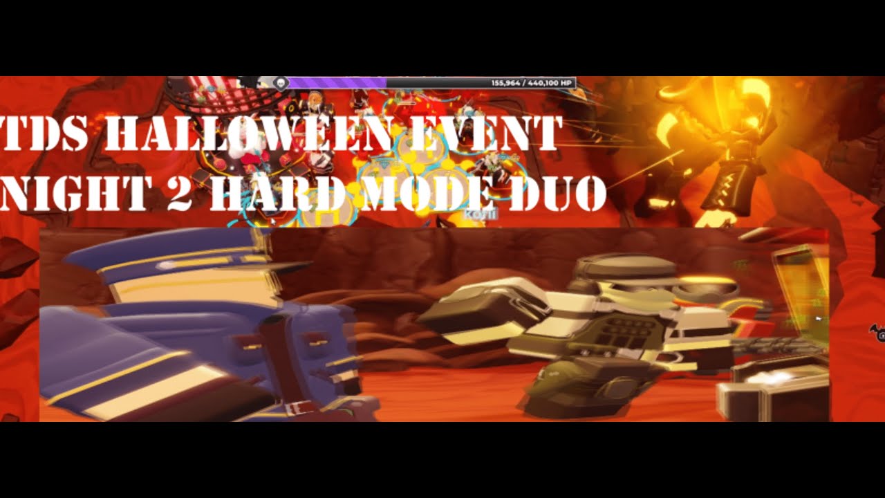 TDS | night 2 event hard mode duo - YouTube