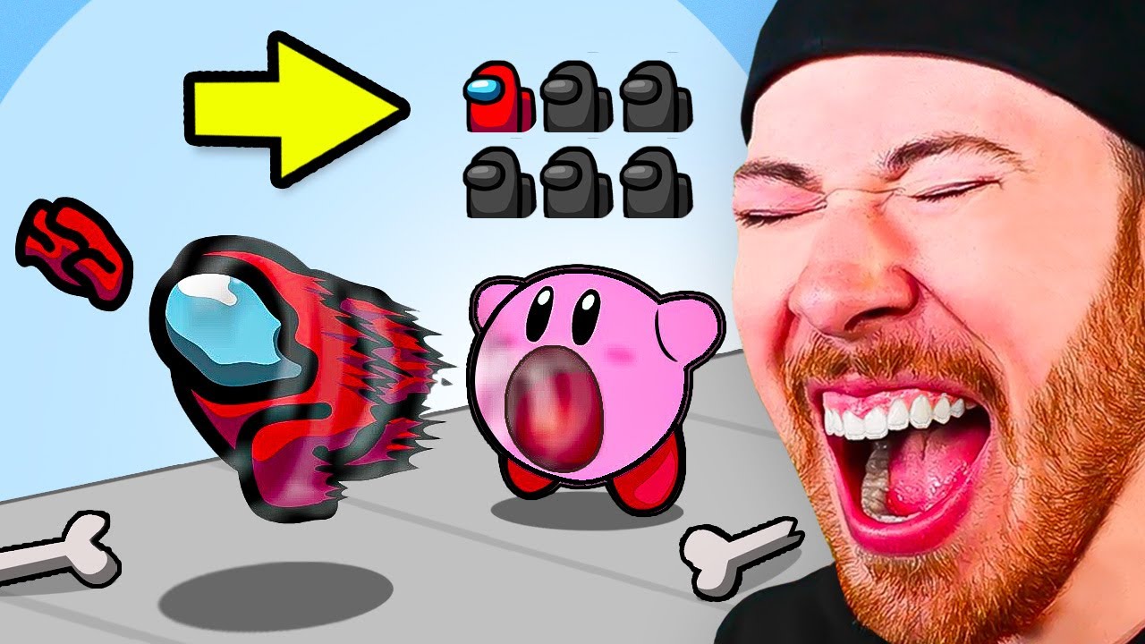 Mini Crewmate VS VIDEO GAME CHARACTERS (Among us Funny Animations ...