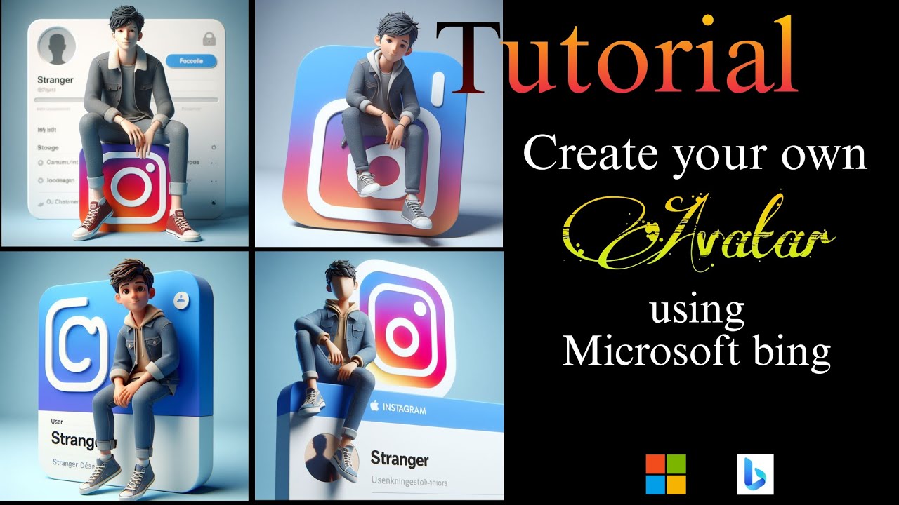 Create your own Avatar using Microsoft bing | Complete Tutorial | - YouTube