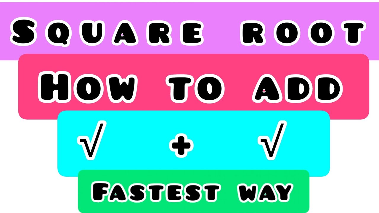 Adding Roots Square Root Simplification YouTube adding-roots-square-root-simplification-youtube