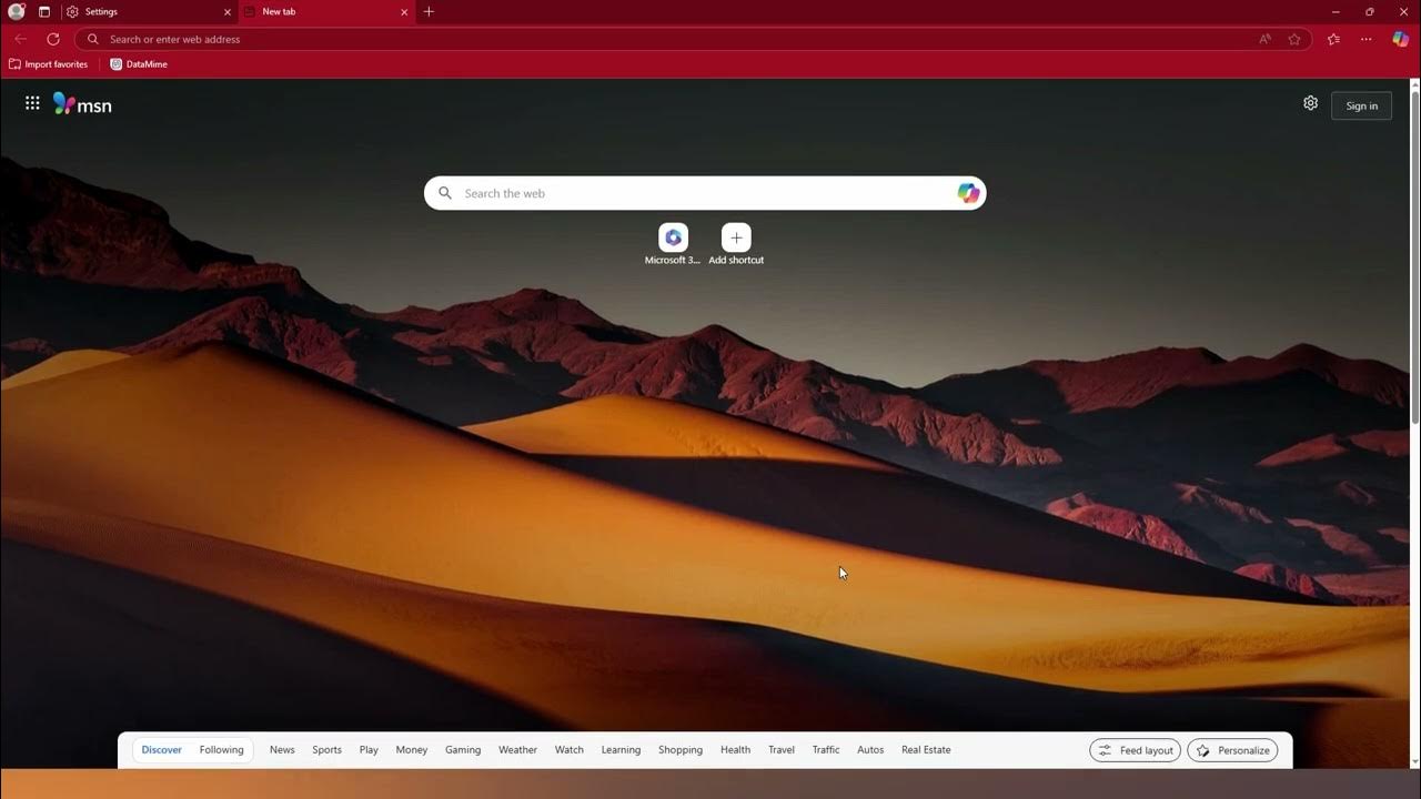 How to enable widget on microsoft edge | turn on widget on microsoft ...