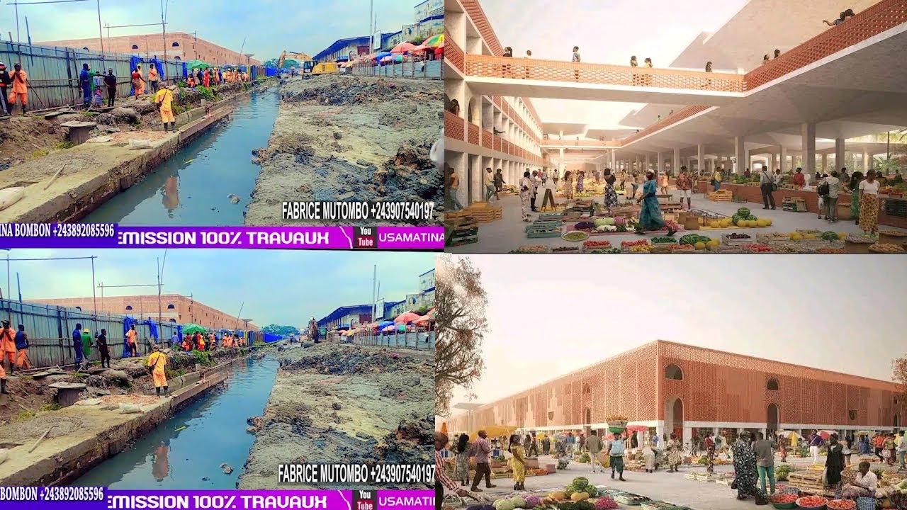 100%TRAVAUX INCROYABLE MARCHE CENTRALE ZANDO RWAKADING ASA VUB - YouTube