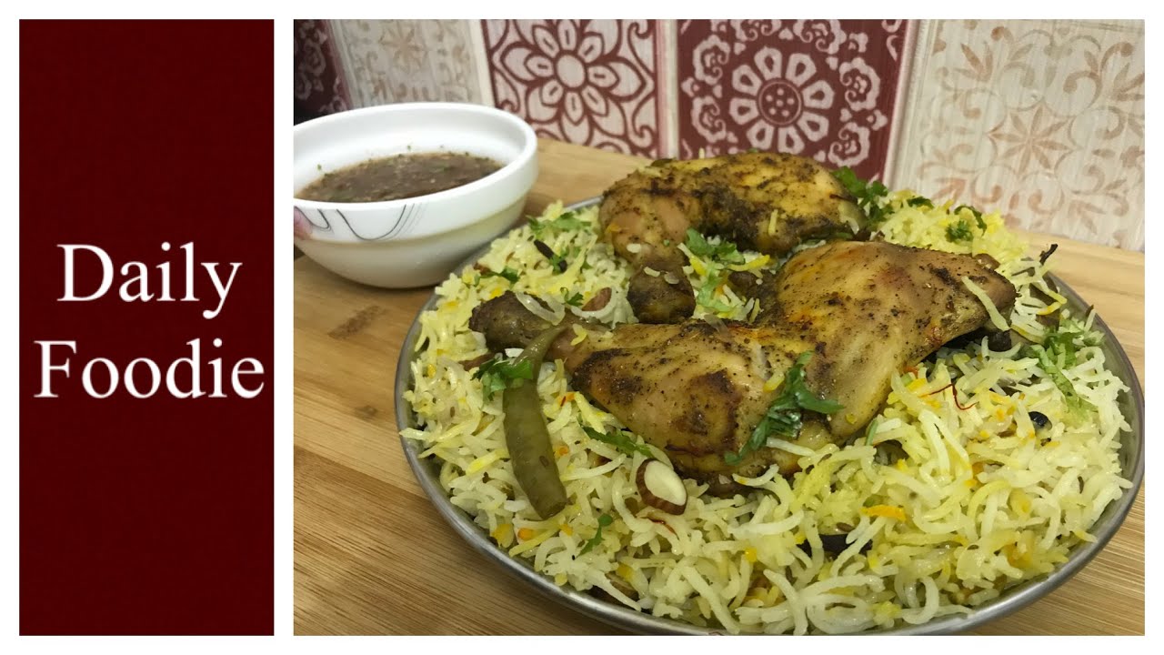 Arabic Chicken Mandi With Dakoos Sauce - In Tamil - Daily Foodie - YouTube