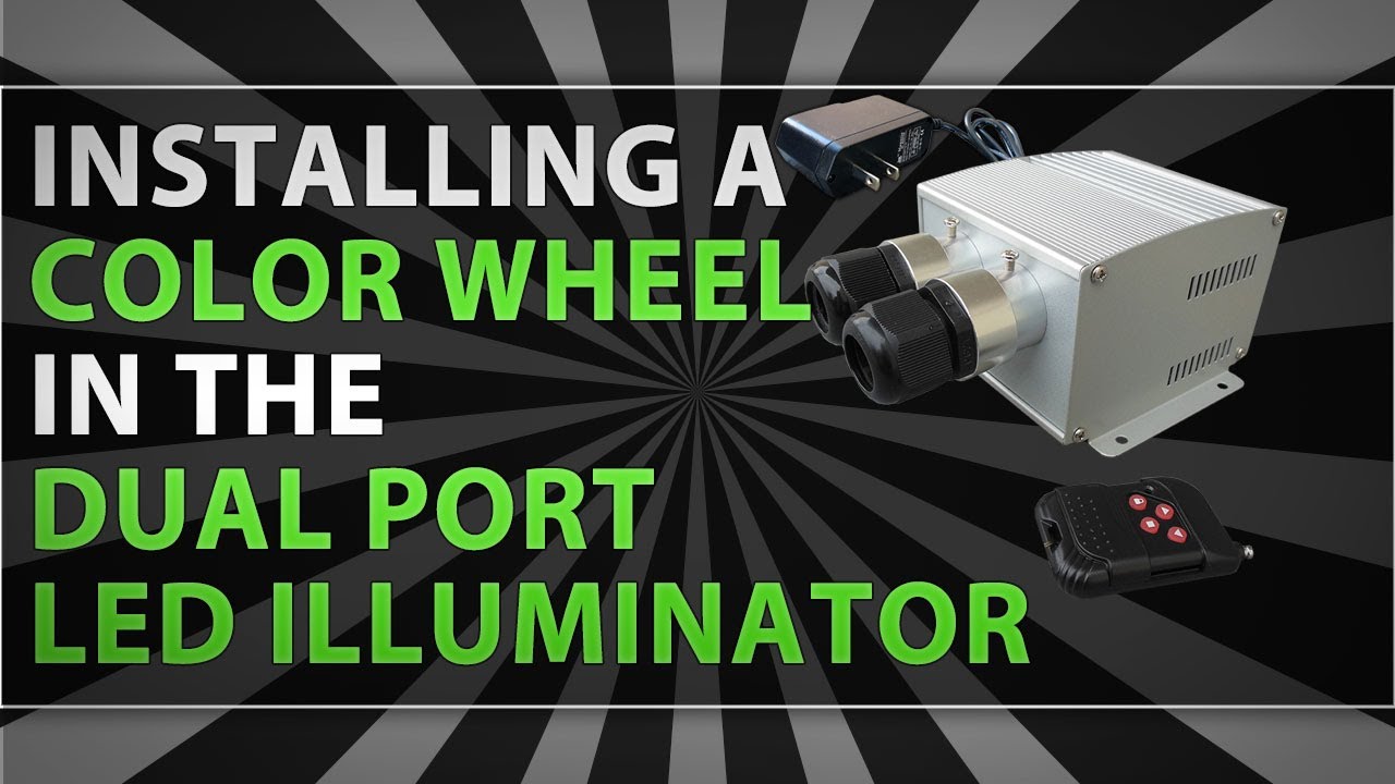 Installing a Color Wheel to a 10 Watt LED Illuminator - Wiedamark.com ...