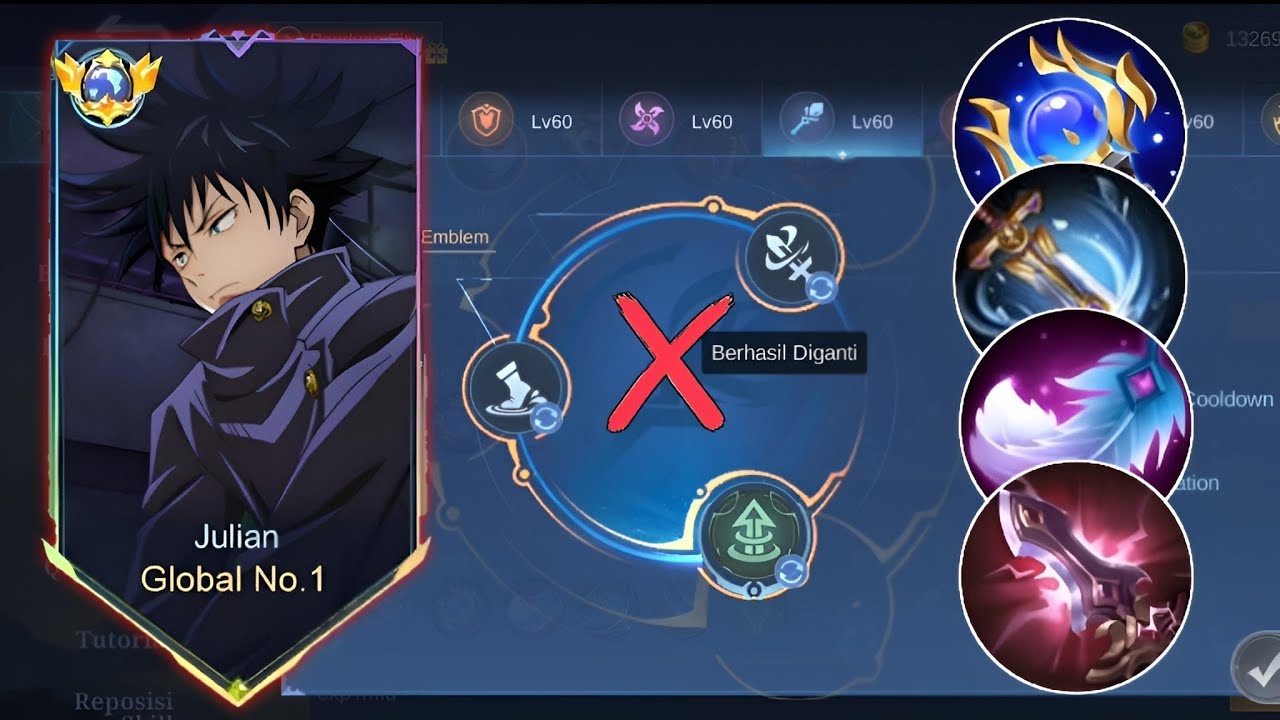 FINALLY! JULIAN BEST ONE HIT BUILD TOP 1 GLOBAL JULIAN IS HERE ...