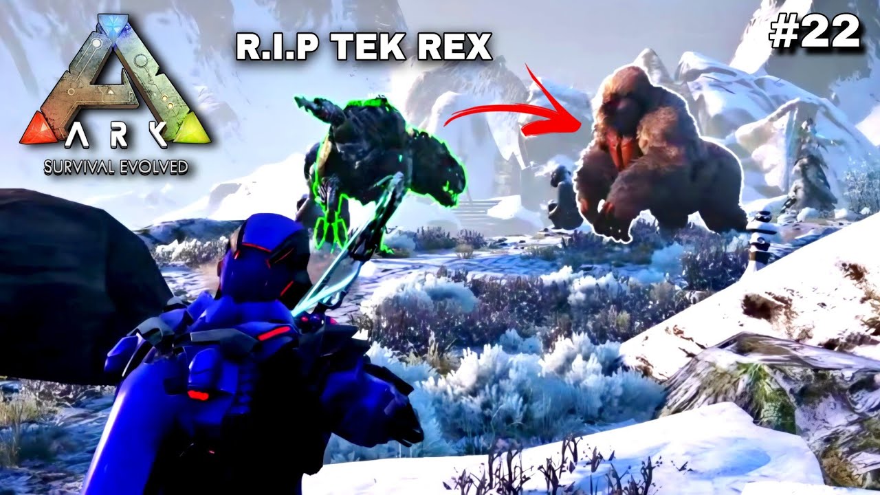 Megapithecus Boss Fight Ark The Island Map 22 Youtube