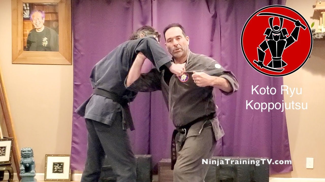 Koto Ryu Fighting Form - Setto (Break and Knock Down) - YouTube