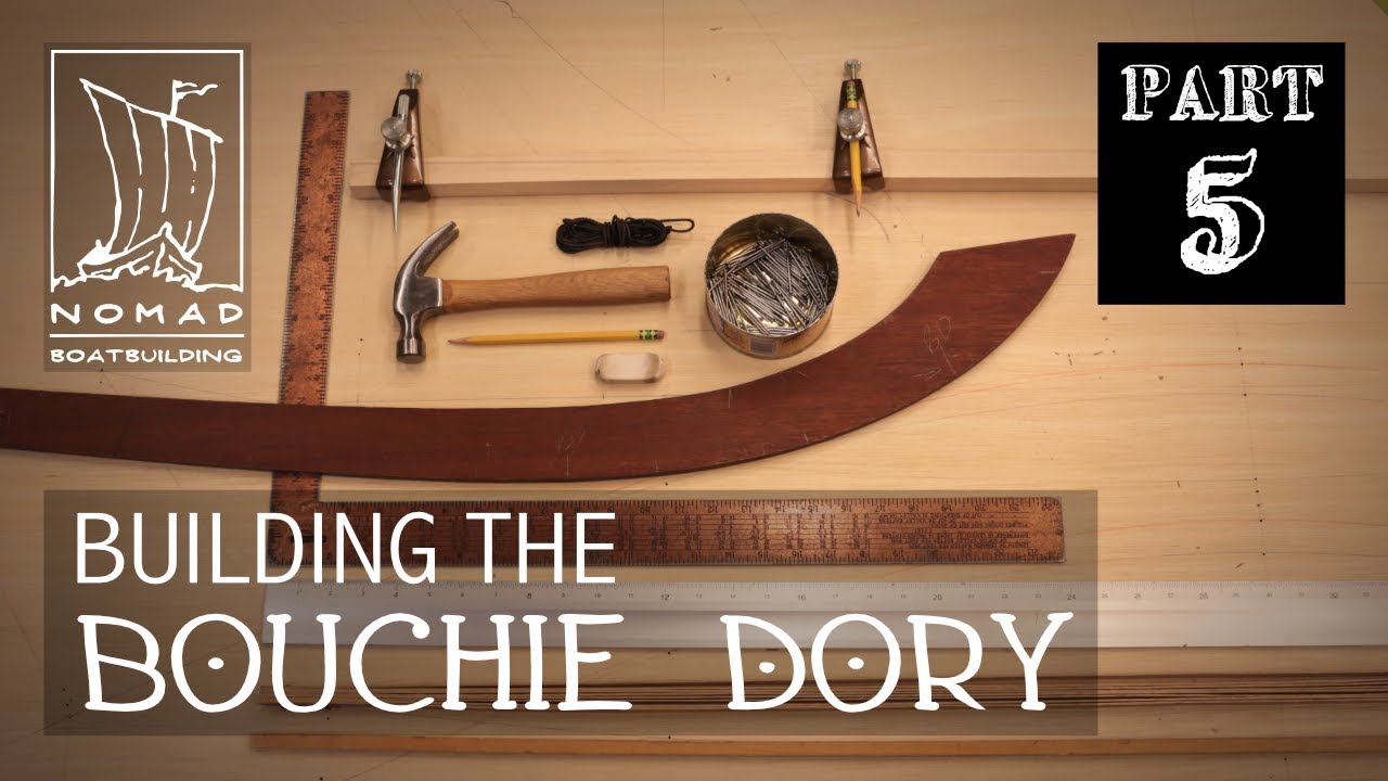 Building the Bouchie Dory Part 5 - Lofting full size - YouTube