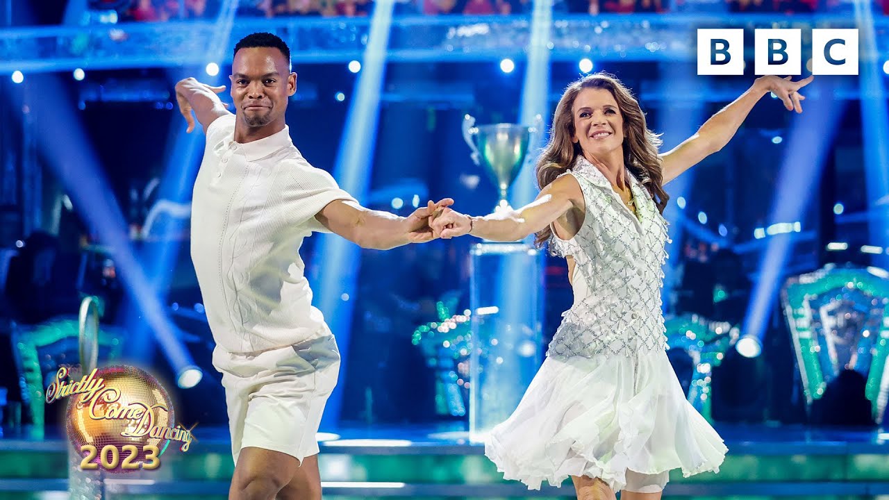 Annabel Croft and Johannes Radebe Cha Cha Cha to Uptown Girl by Billy ...