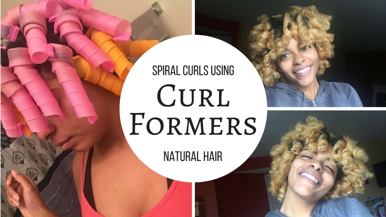 Curl Formers On Natural Hair Heatless Curls 3c 4a Hair Youtube