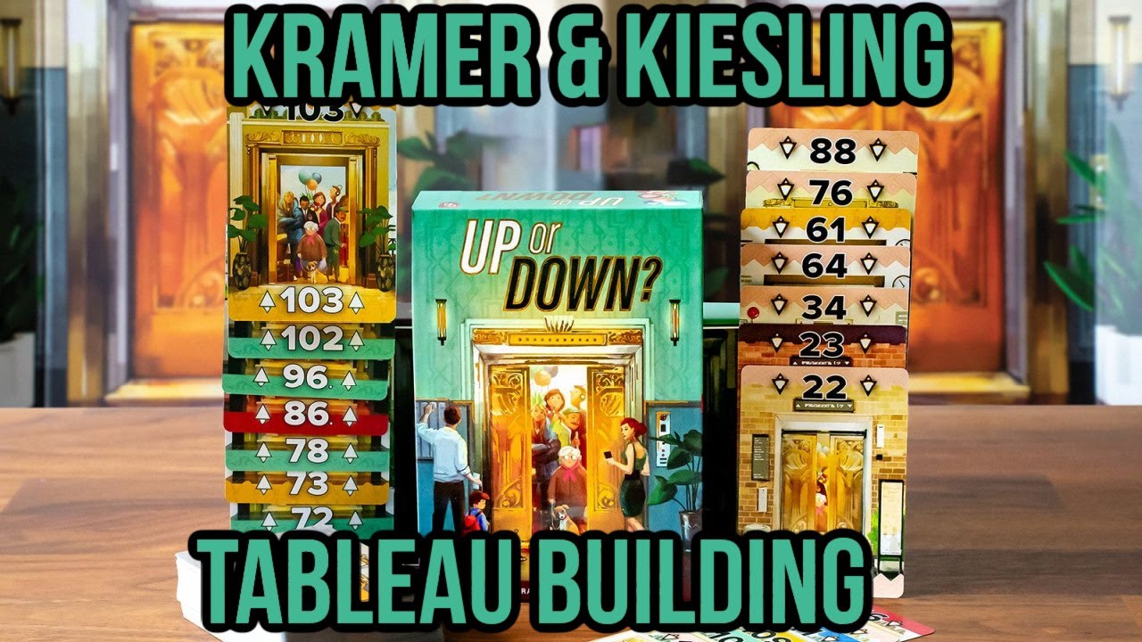 Up or Down Tableau Building Card Game Review | Game Boy Geek