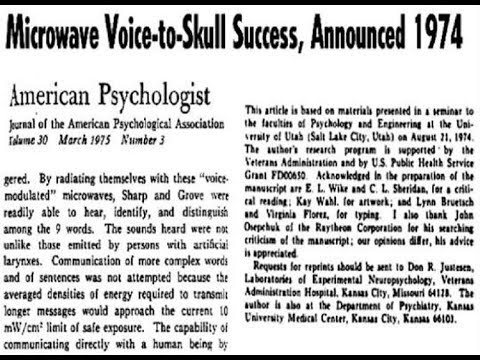 MICROWAVE HEARING (Voice to Skull) TECHNOLOGY - YouTube