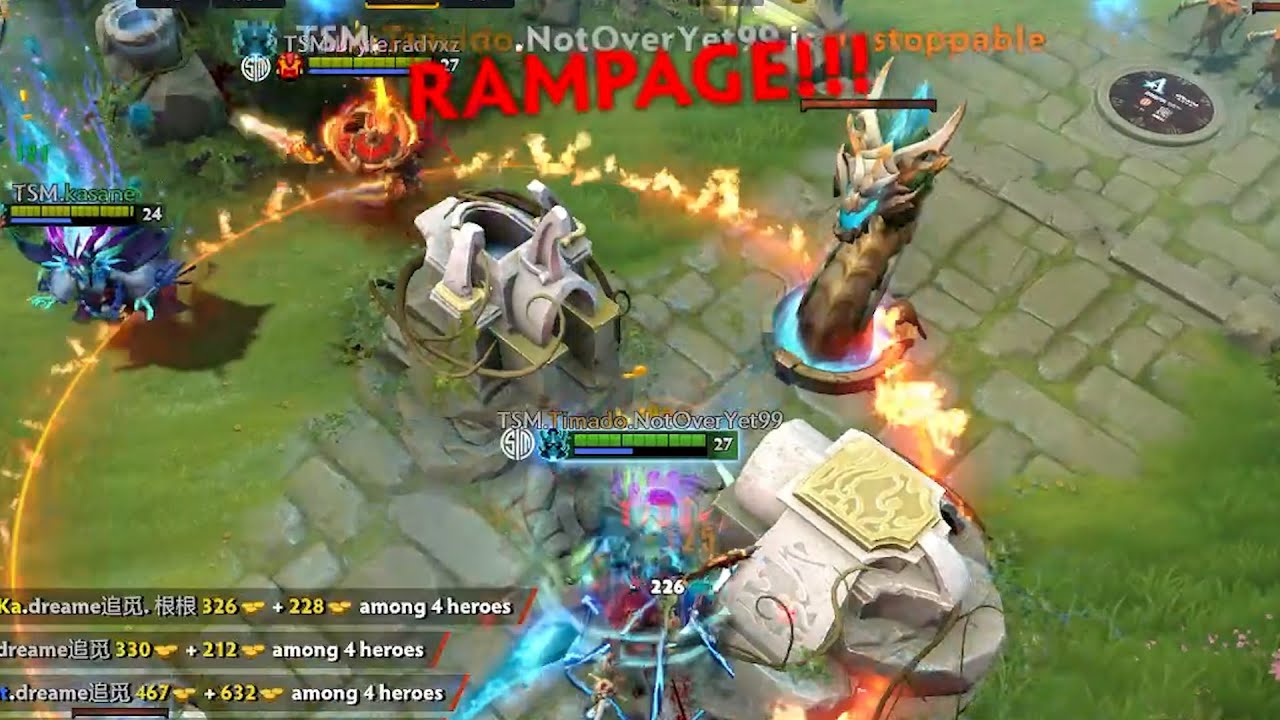 bzm rampaging invoker kicks out TI10 champs out of dreamleague19 - YouTube