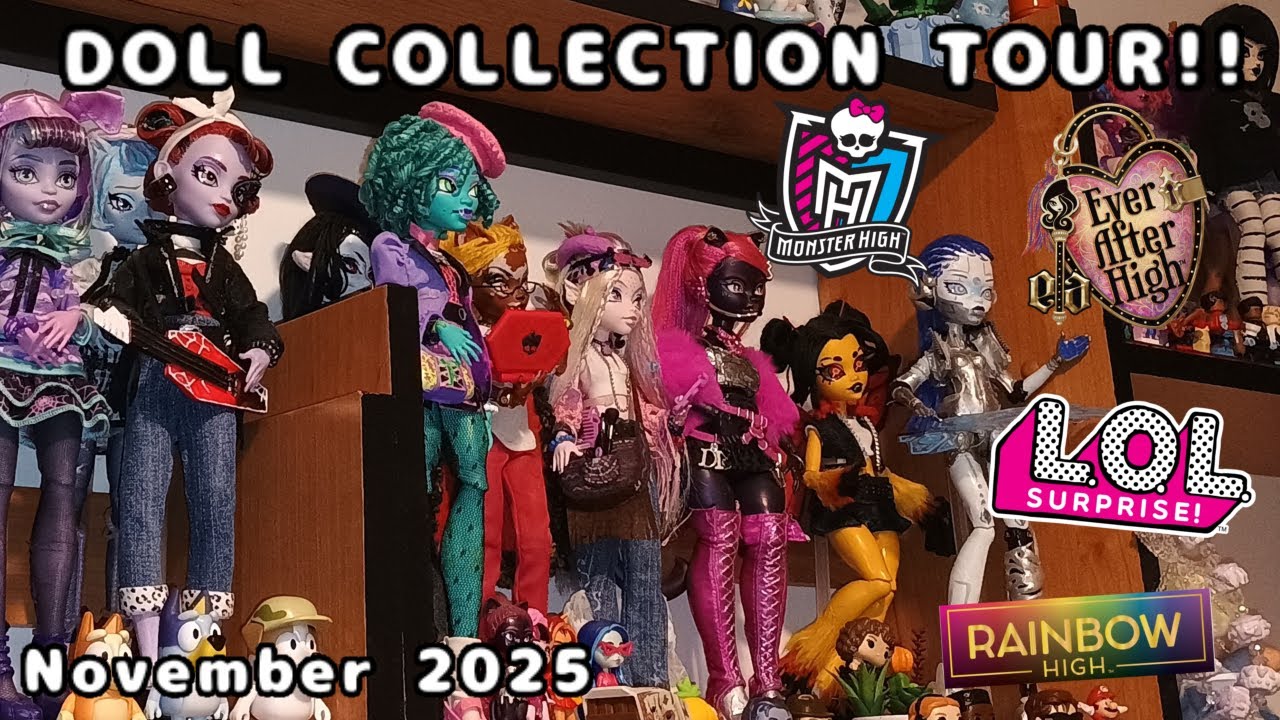 UPDATED Doll Collection Tour!! (Monster High, Rainbow High, LOL ...