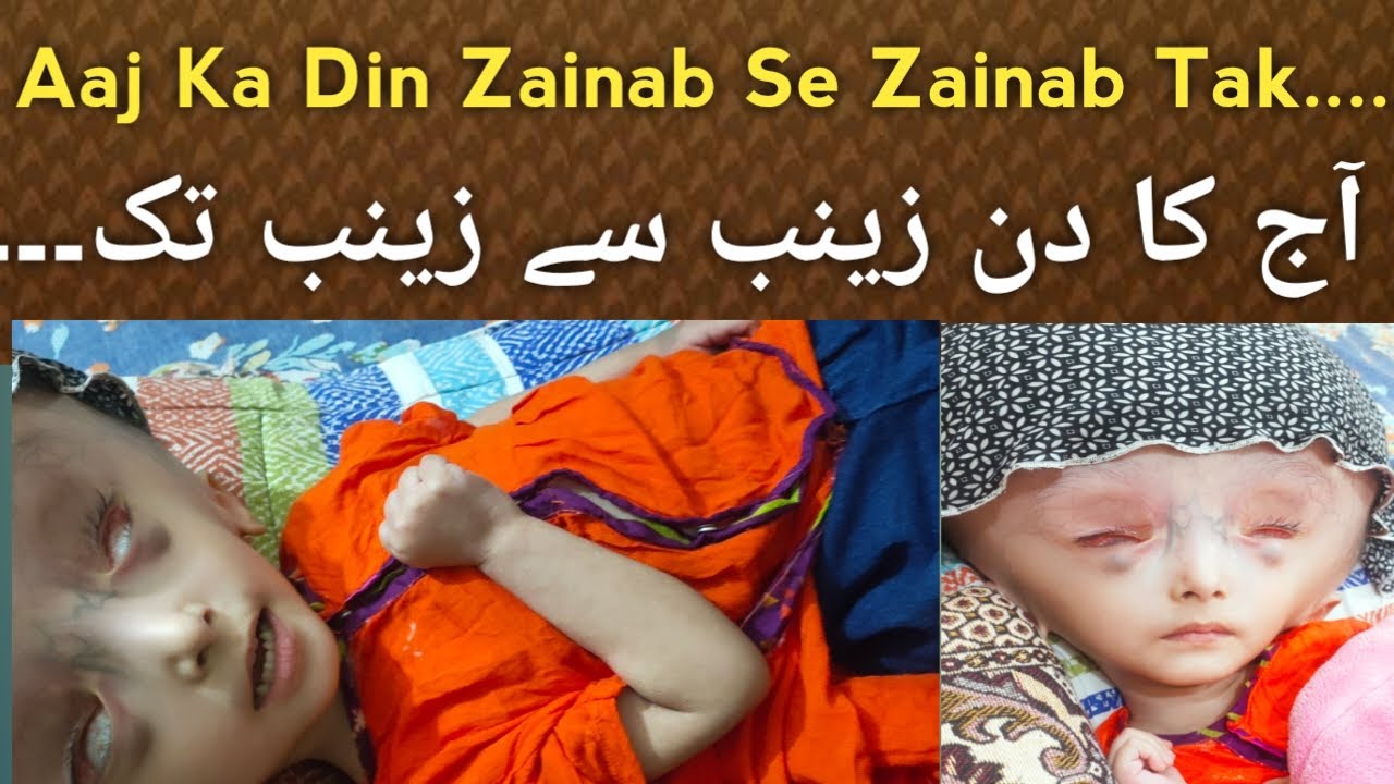 Aaj Ka Din Zainab Se Zainab Tak || Zainab se bhout Saari baaten ken ...