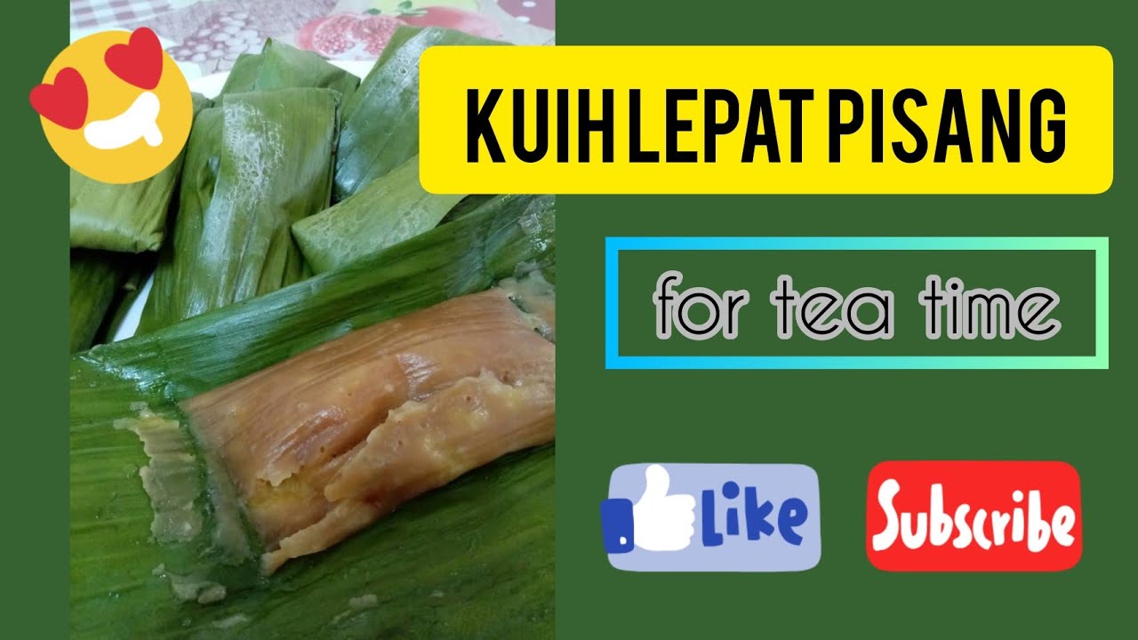 Cara mudah membuat Kuih Lepat Pisang yang enak🍌😋 (Veedu Cooking🏠) - YouTube