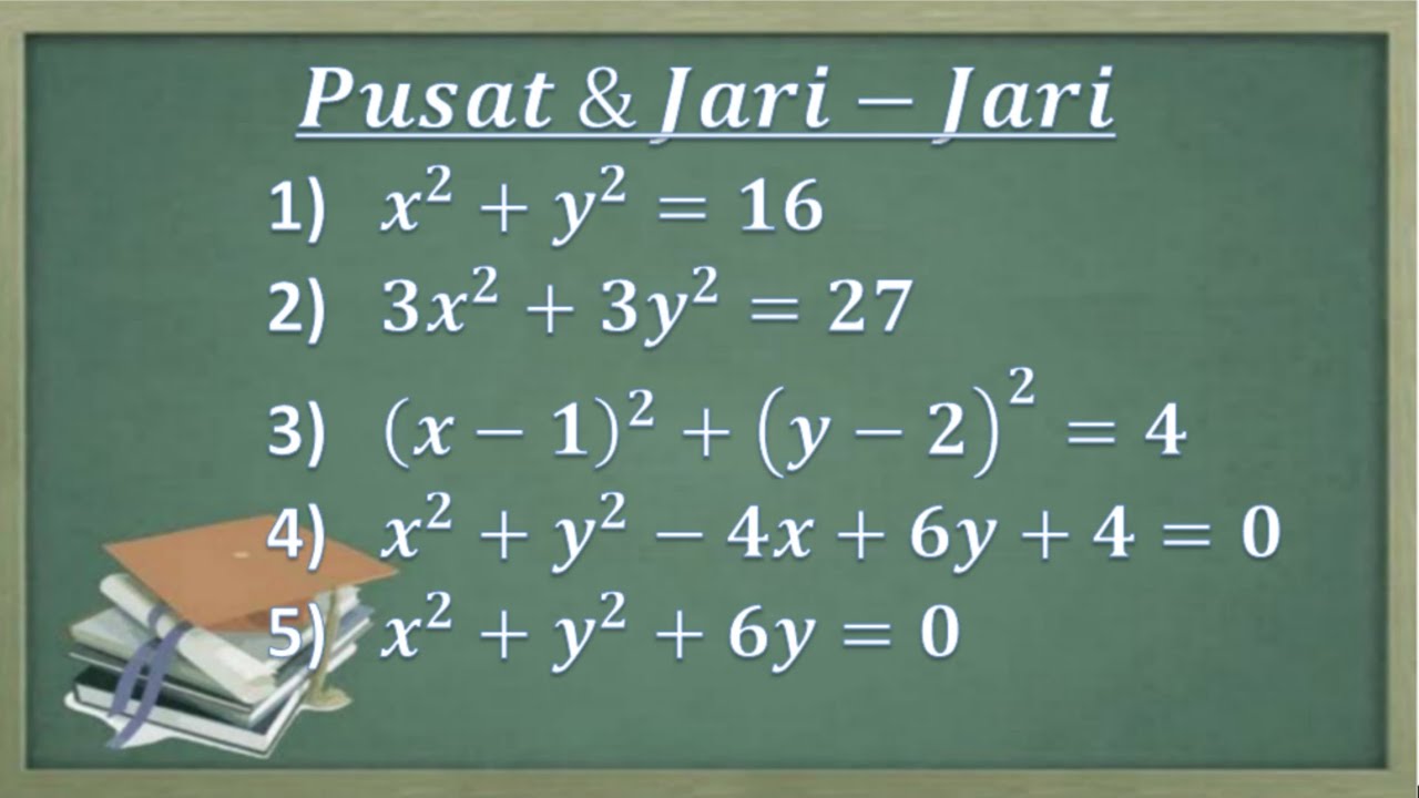 Cara Menentukan Pusat Dan Jari jari Lingkaran YouTube