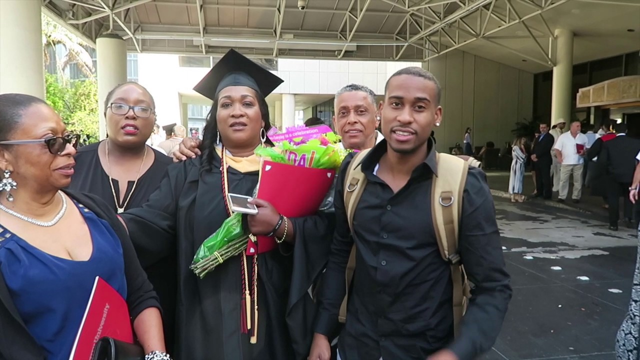 Angela graduation barry university - YouTube