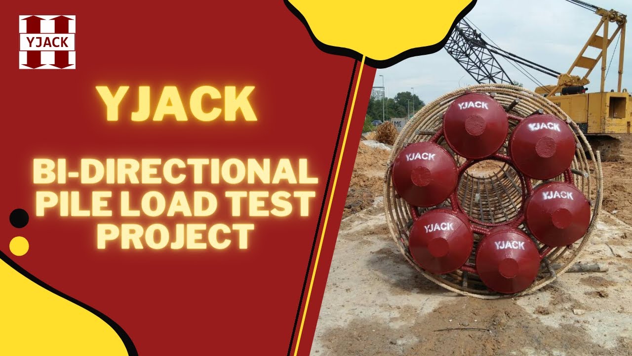 YJACK Bi-Directional Pile Load Test Projects - YouTube