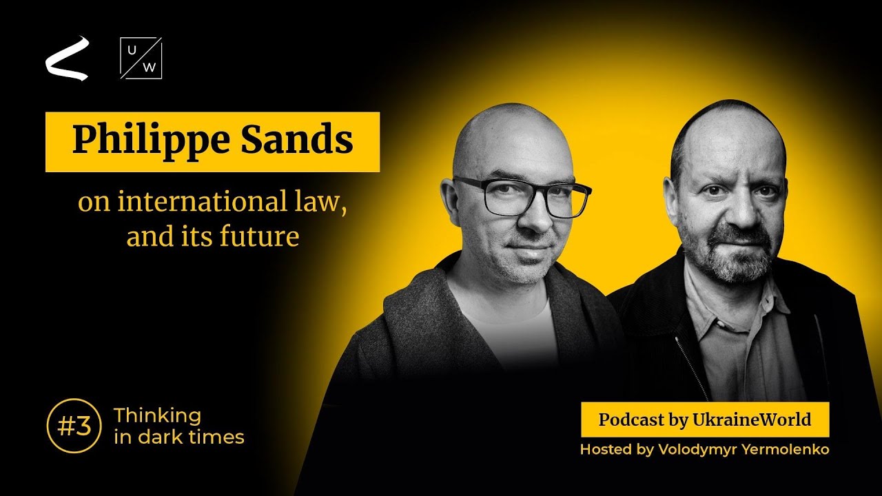 Philippe Sands on international law, and its future | UkraineWorld ...