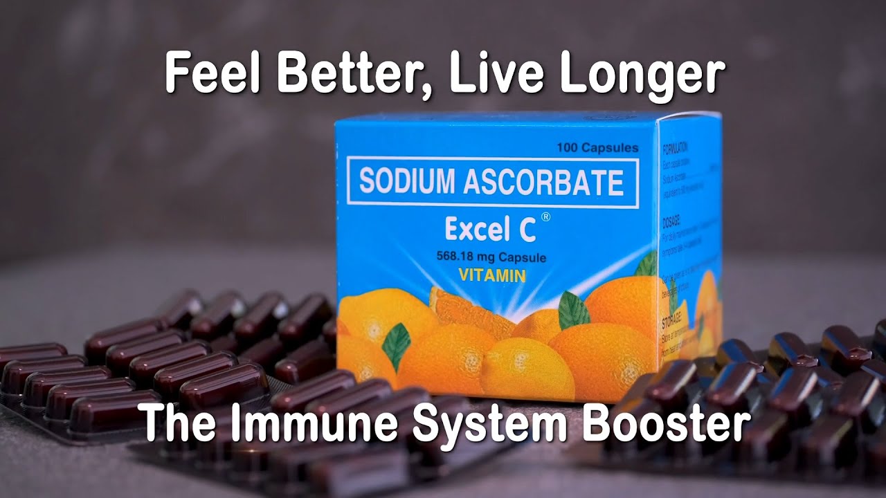 Excel C - The Immune System Booster - Sodium Ascorbate Vitamin C - YouTube