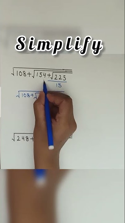 😮😮Simplify square roots||Easy square roots||Math short tricks#Shorts#Magical math trick - YouTube