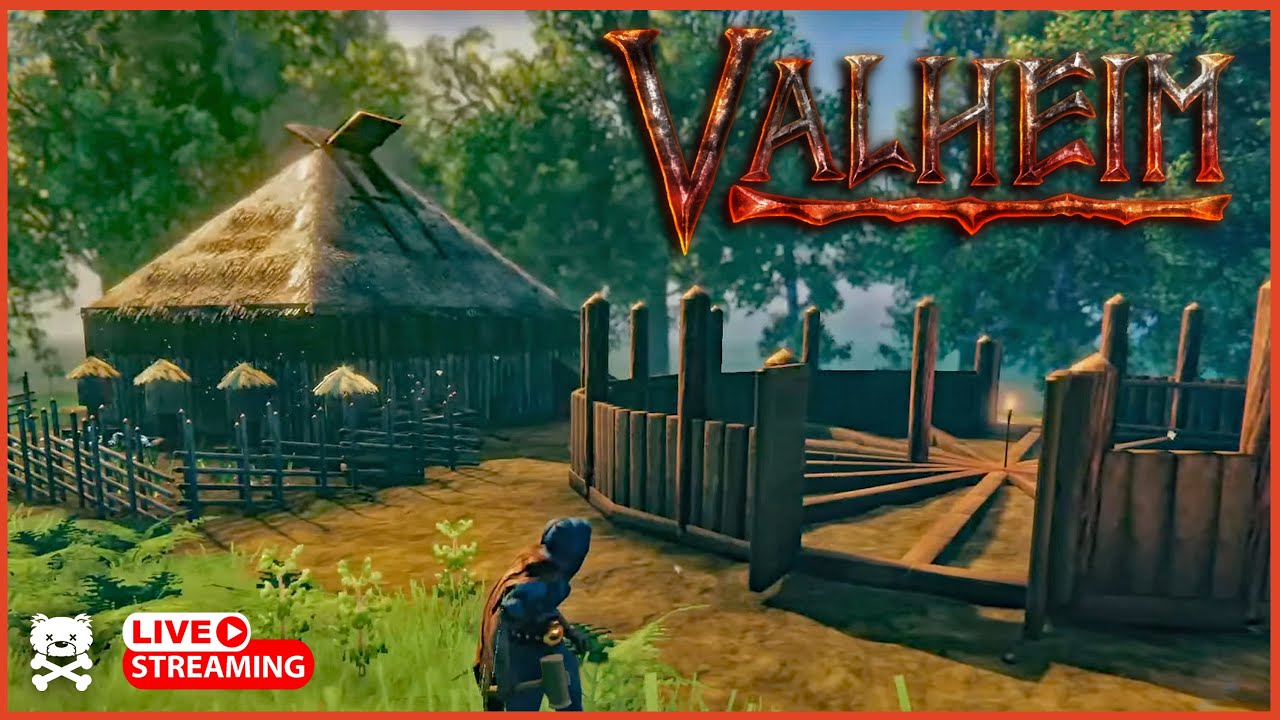 BUILDING + EXPLORING for SWAMP | Valheim coop Gameplay | LIVE 7 - YouTube