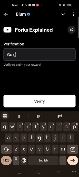 Blum keyword 2...forks explained - YouTube