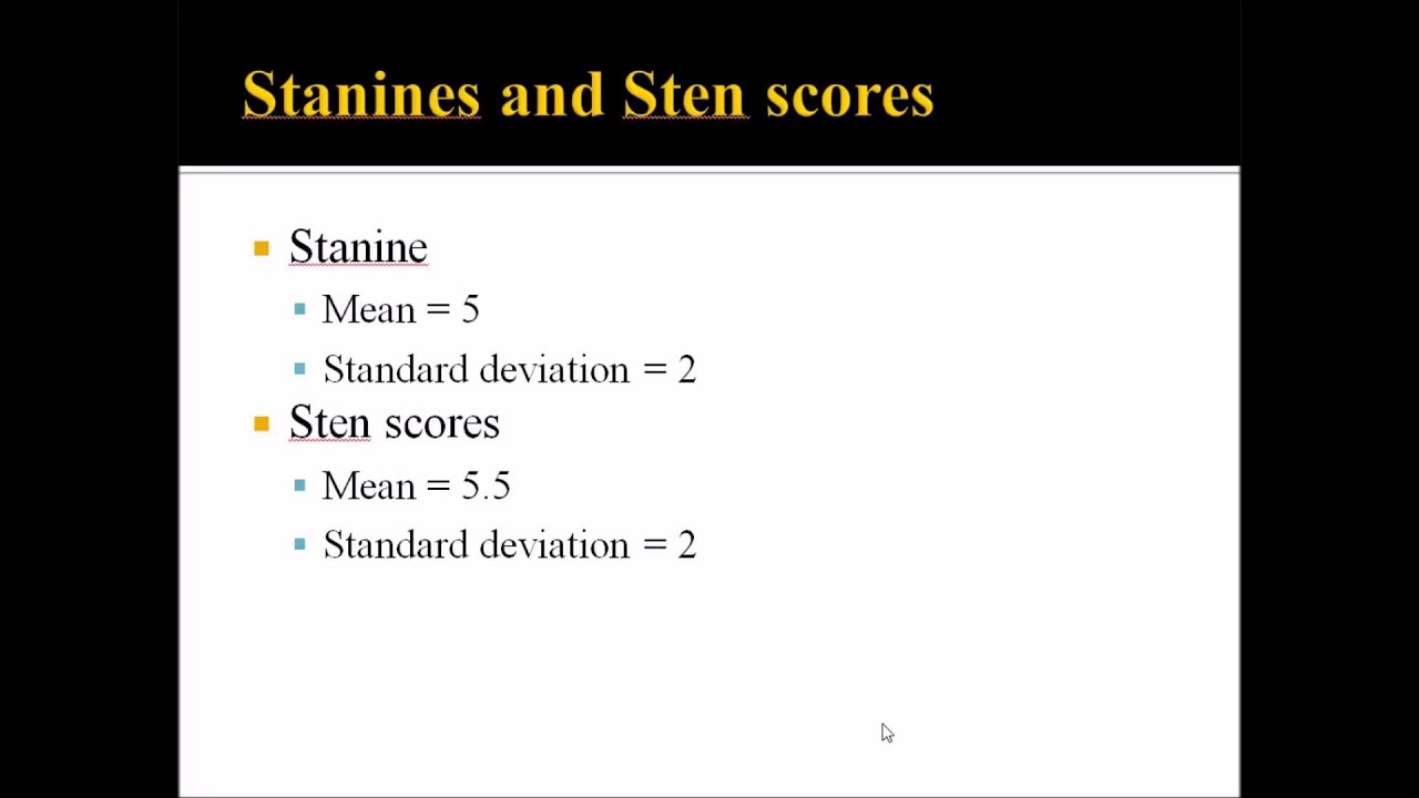 Standard Scores in Counseling Assessment - YouTube