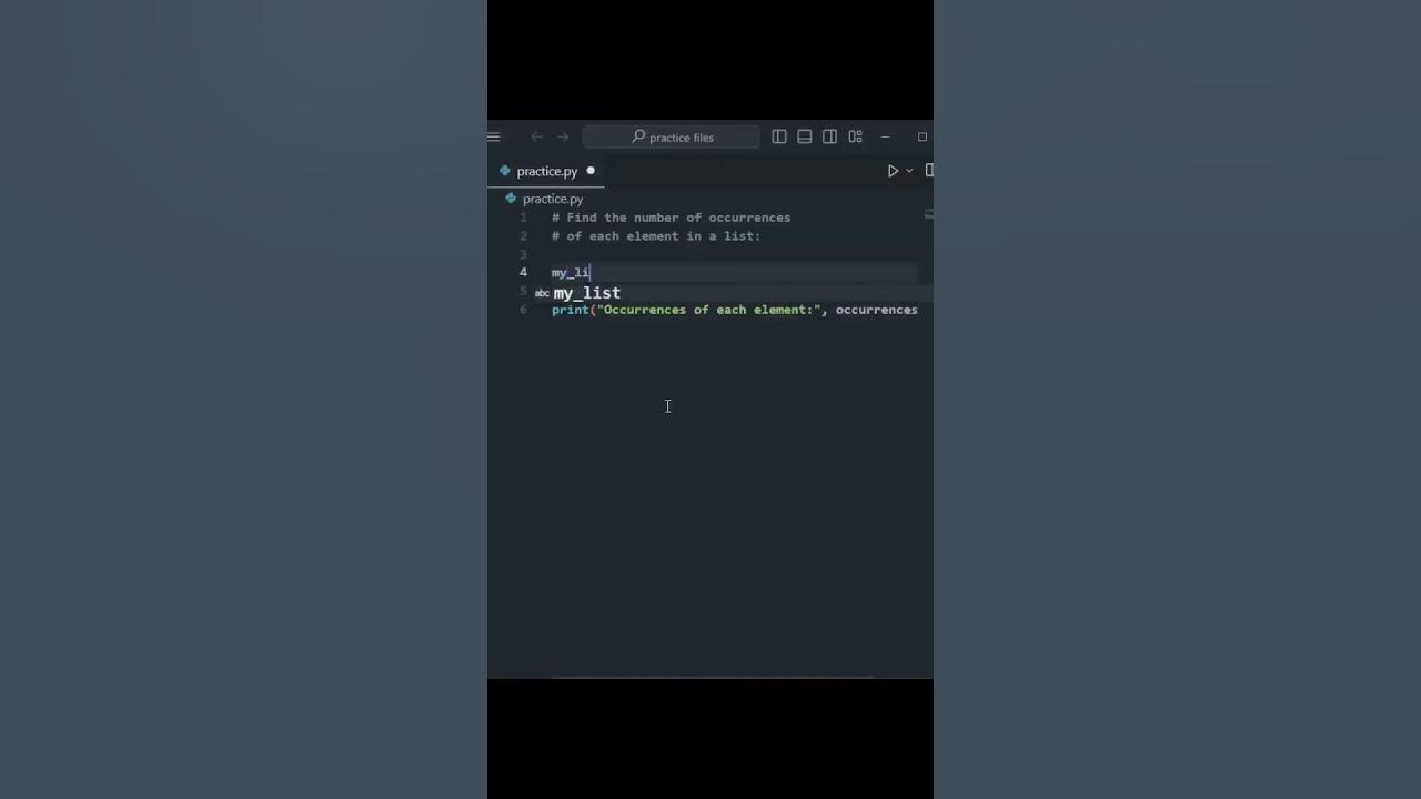 Occurences Python Pythonprogrammingcodinglearnpython