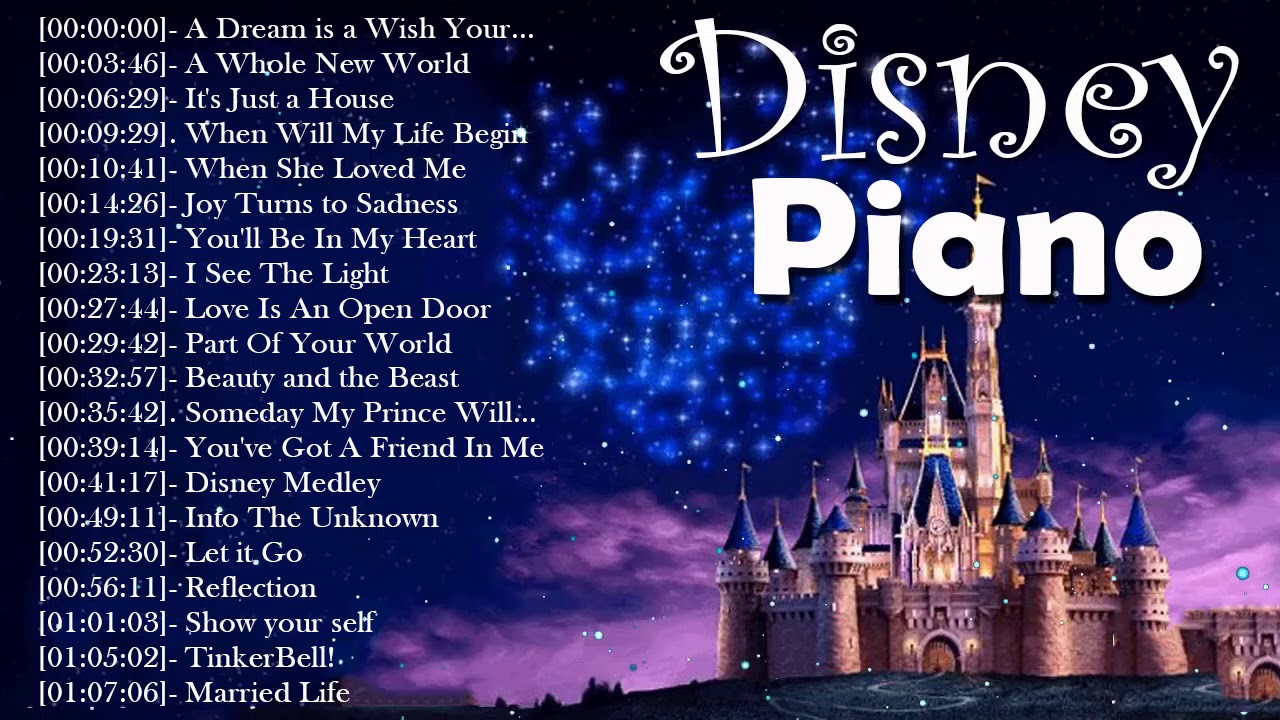 Disney RELAXING PIANO Collection - Sleep Music, Study Music, Calm Music ...
