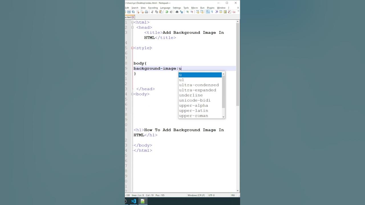 Html Background Image Full Screen Html Css Htmltutorial Csstutorial Html5 Css3