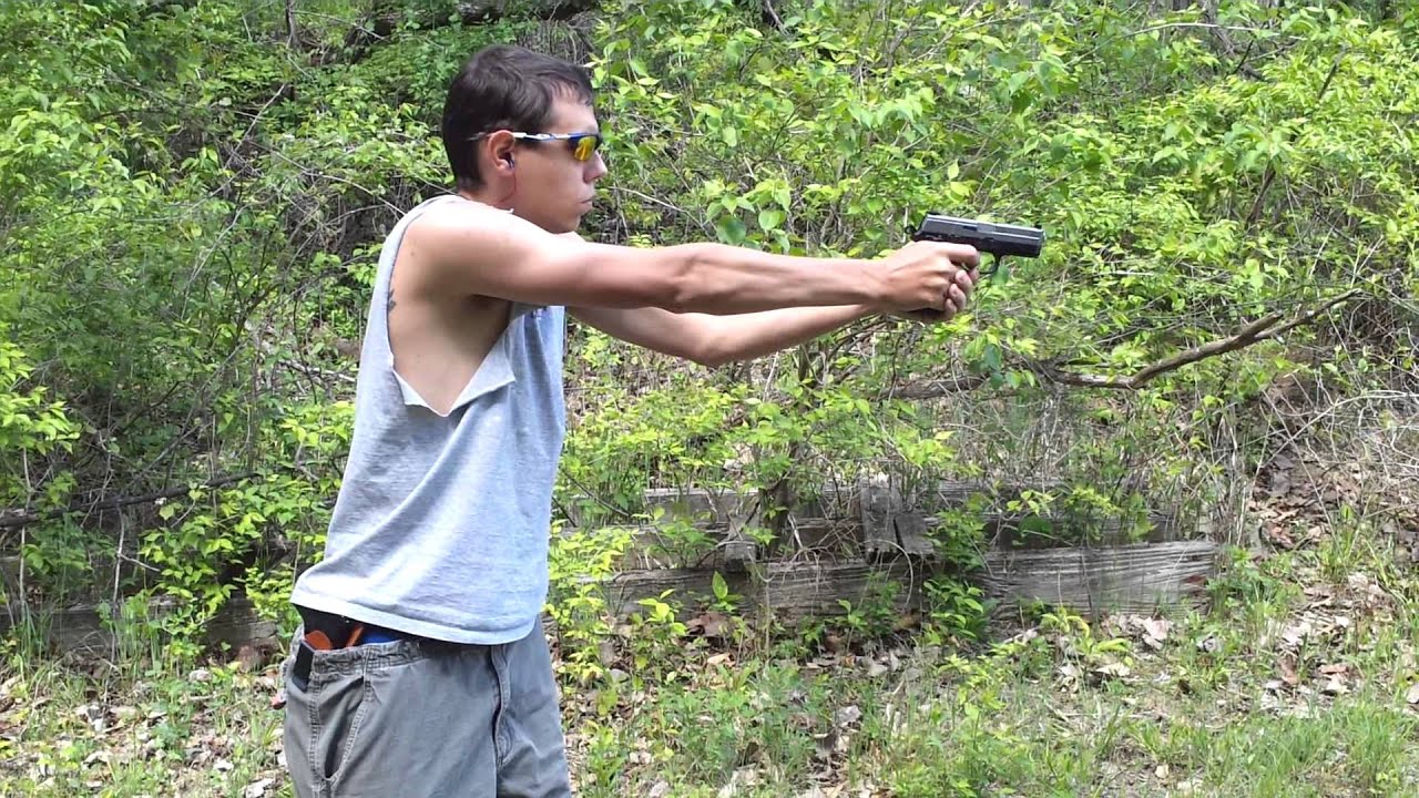Friends out for a good time with guns - YouTube
