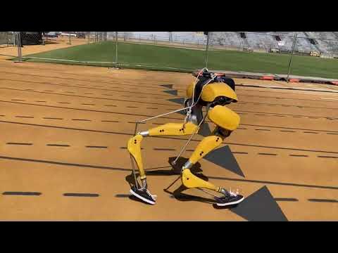 400m dash - RL for Versatile, Dynamic, and Robust Bipedal Locomotion Control - YouTube