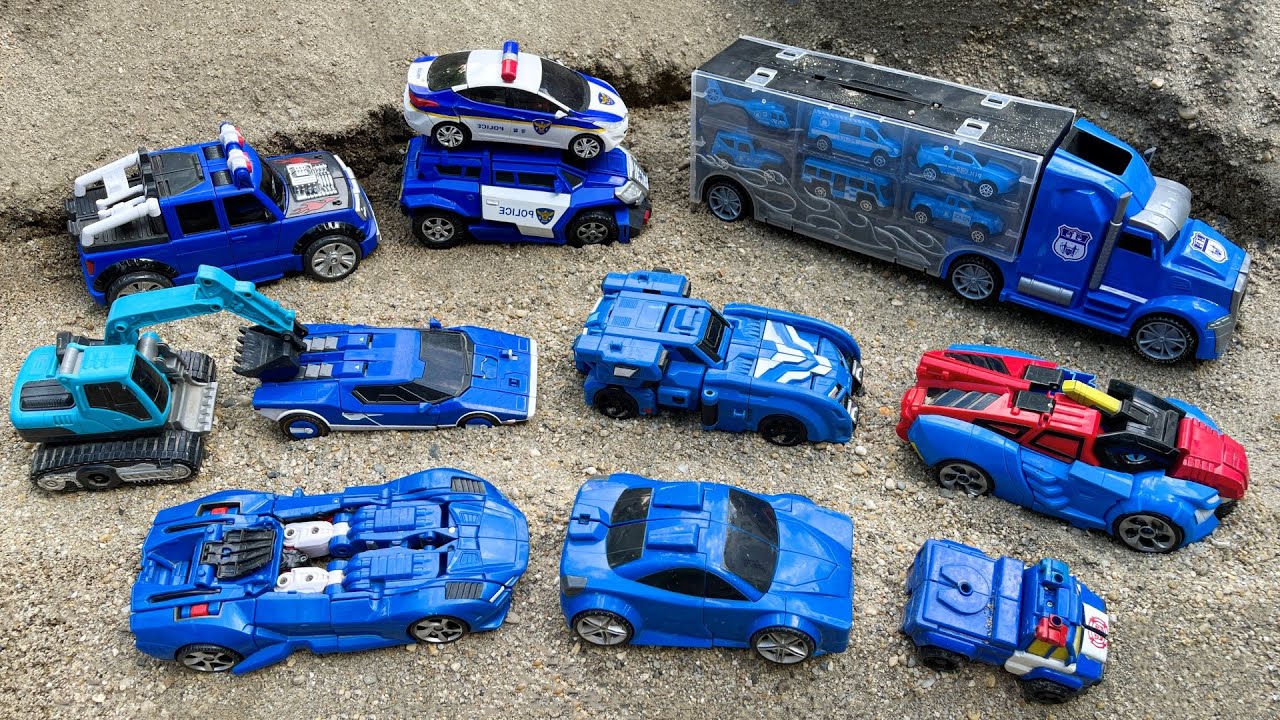 Blue Miniforce Tobot: Bus, Excavator, PoliceCar | Never-Ending Wars ...