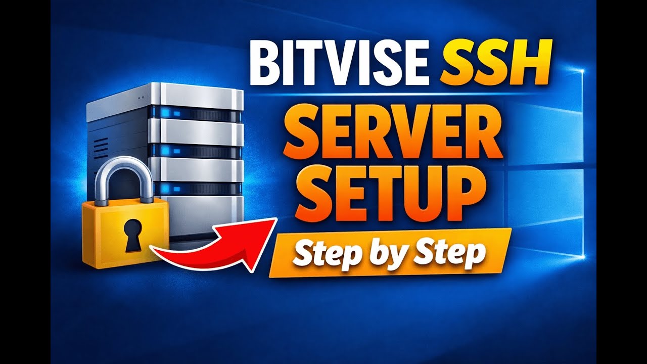 Bitvise Server Setup Tutorial | Easy SSH Server Configuration ...
