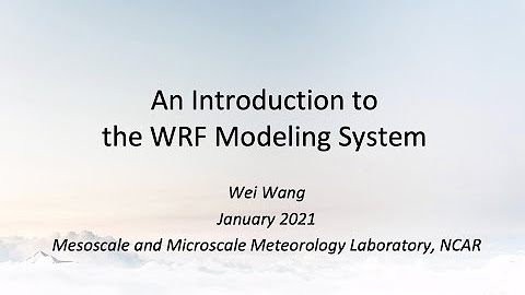 WRF Tutorial Presentations - YouTube
