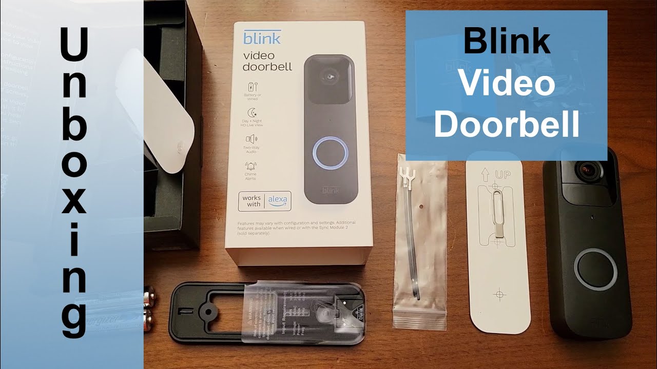 Blink Video Doorbell Unboxing and First Impressions (Amazon) - YouTube