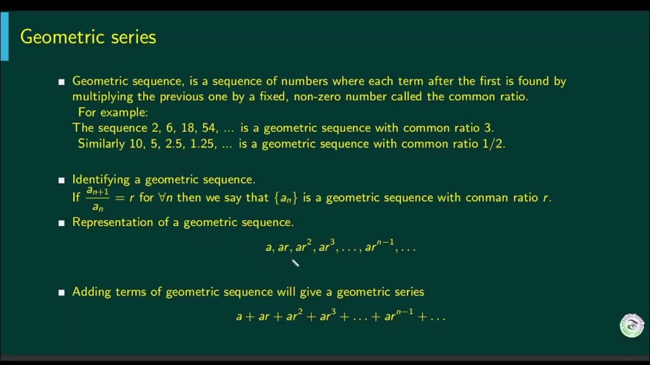 introduction to series( Calculus) - YouTube
