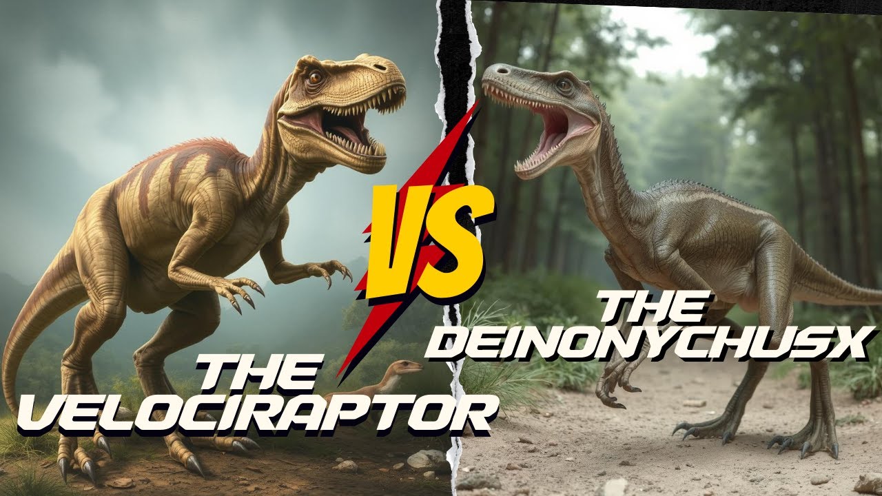 Clash of the Raptor: Velociraptor vs. Deinonychus - YouTube
