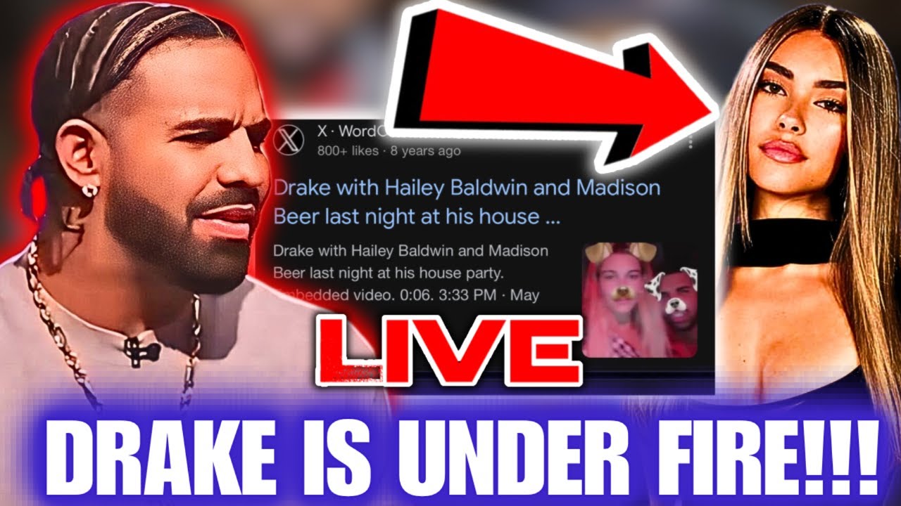 🔴DRAKE UNDER FIRE AFTER VIDEO RESURFACES WITH 17 YEAR OLD GIRL AT HIS ...