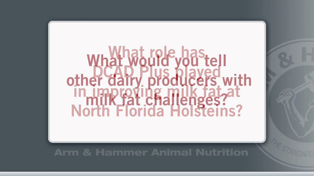 Increasing Milk Fat with DCAD Plus® - YouTube
