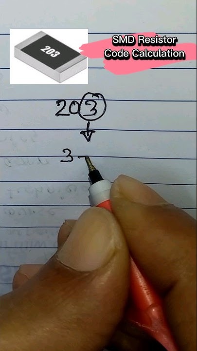 SMD Resistor Code Calculation Explained - YouTube