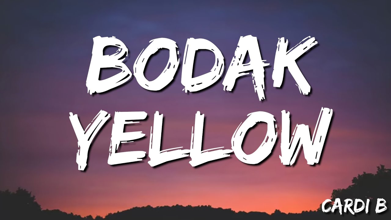 Bodak Yellow - Cardi B (Lyrics) - YouTube