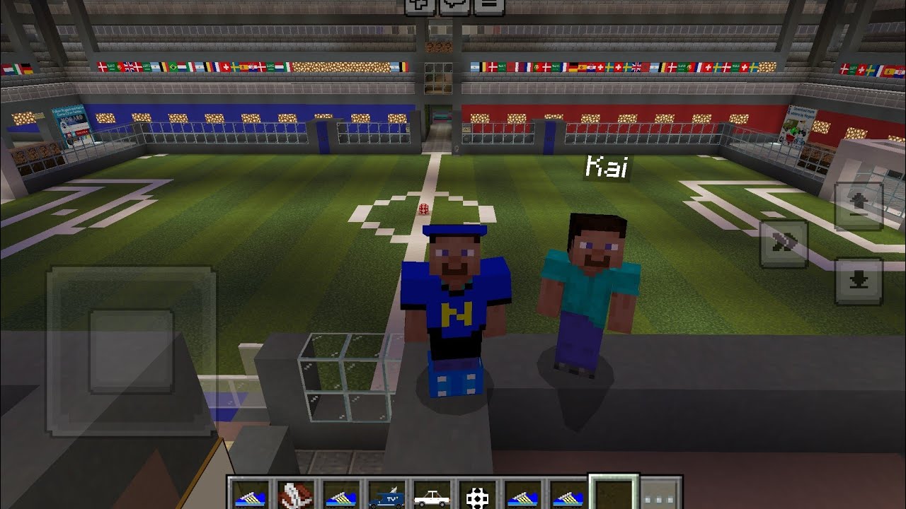 Minecraft FIFA Modunu Denedik Çok Değişik 😯😯 #Minecraft @Minecraft ...