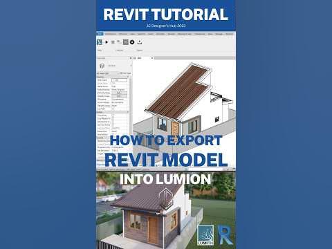 How to export REVIT model into LUMION - YouTube
