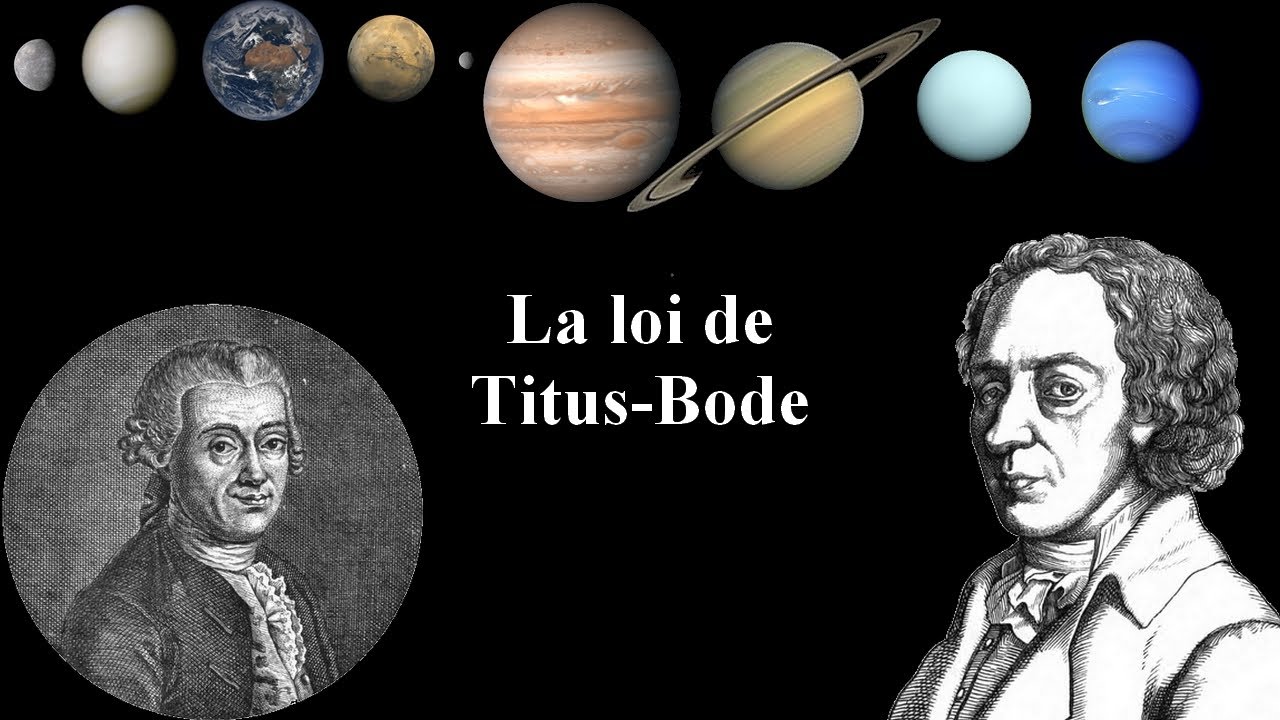 Loi de Titus-Bode et 3ème Loi de Kepler - YouTube