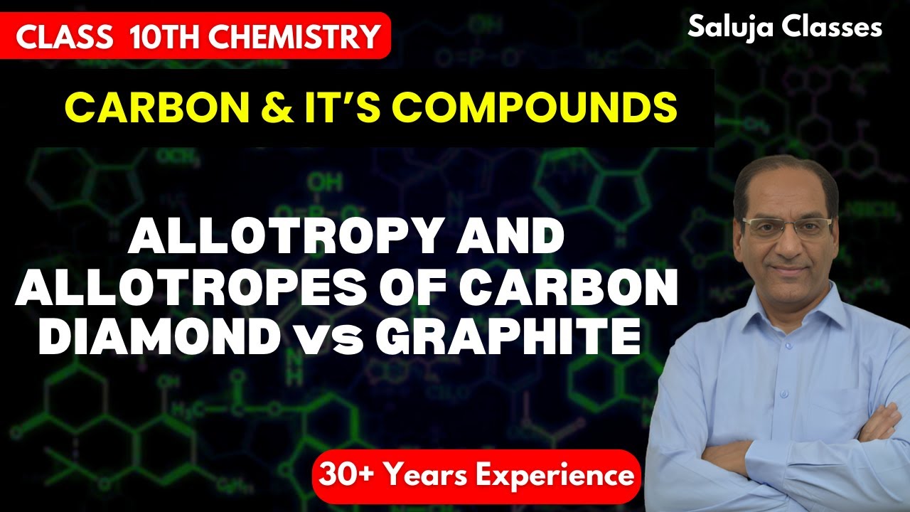 Allotropy and Allotropes of Carbon | Diamond and Graphite | Class 10 ...